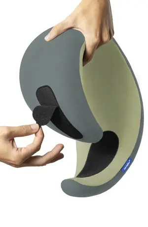 OSTRICHPILLOW Go Memory Foam Travel Pillow - Green