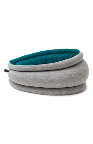 OSTRICHPILLOW Light Reversible Travel Pillow - Blue Reef