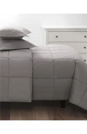 ALLIED HOME All Season Down Comforter - Grey
