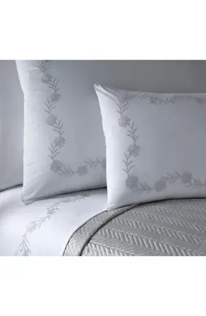 MATOUK Daphne Floral Embroidered Sham - Dune