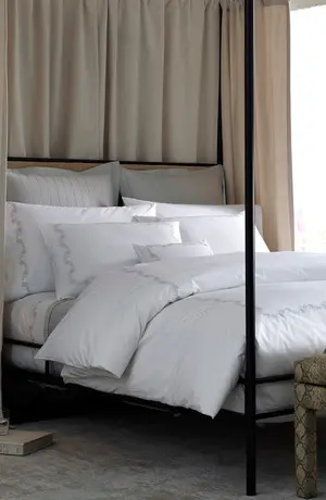 MATOUK Daphne Floral Embroidered Sham - Dune