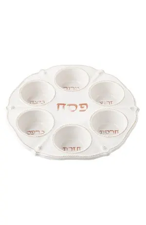 JULISKA Berry & Thread Ceramic Seder Plate