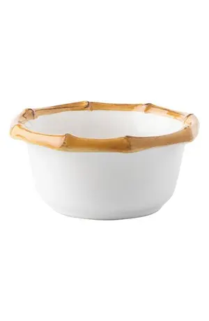 JULISKA Bamboo Ceramic Ramekin - Bamboo Natural