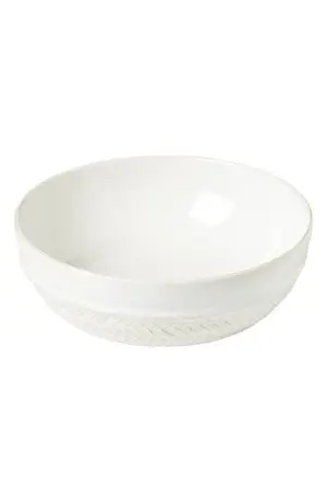 JULISKA Le Panier Ceramic Coupe Bowl - Whitewash