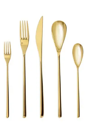 FORTESSA Dragonfly 5-piece Place Setting - Gold