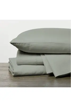 COYUCHI Relaxed Organic Linen Sheet Set Laurel