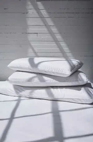 COYUCHI Down Alternative Shredded Organic Latex Pillow