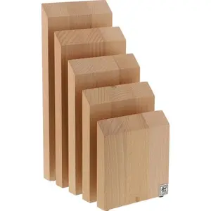 ZWILLING Italian Upright Magnetic Knife Block - Natural Beechwood