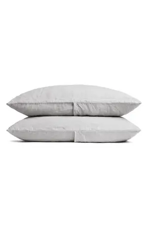 PARACHUTE Set Of 2 Linen Pillowcases - Fog