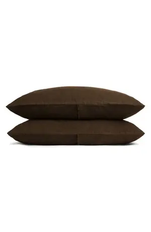 PARACHUTE Set Of 2 Linen Pillowcases - Java