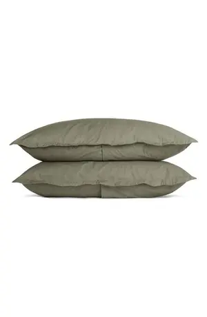 PARACHUTE Percale Sham Set Moss