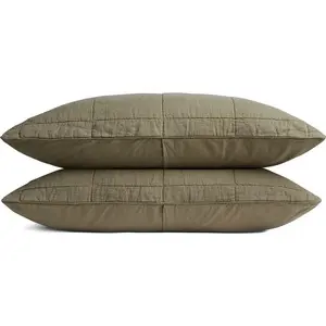 PARACHUTE Linen Box Quilted Sham Set Surplus