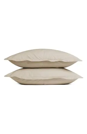 PARACHUTE Set Of 2 Brushed Cotton Shams Latte