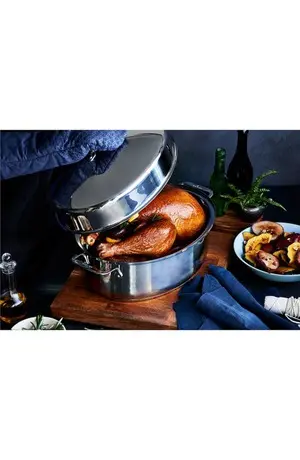 ALL-CLAD 10-quart Covered Oval Roaster & Lid