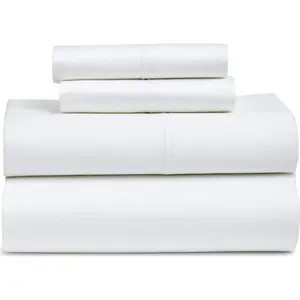 Nordstrom 400 Thread Count Organic Cotton Sateen Sheet Set - White