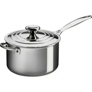 LE CREUSET 4-quart Stainless Steel Saucepan - Stanless Steel