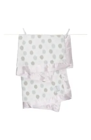 LITTLE GIRAFFE Luxe Dot Blanket Pink