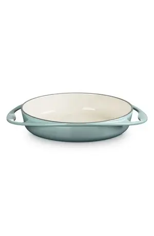 LE CREUSET Heritage 2 Quart Tarte Tatin Dish - Sea Salt