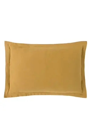 SIJO French Linen Set Of 2 Shams - Turmeric