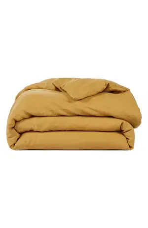 SIJO French Linen Duvet Cover Turmeric