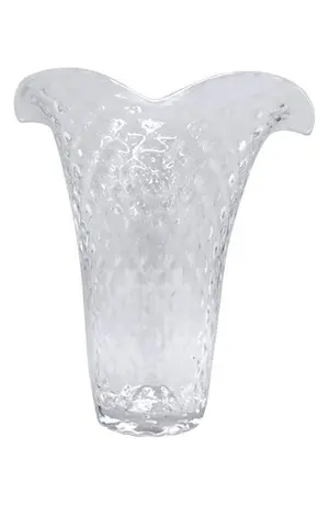 MARIPOSA Large Flutter Vase - Clear