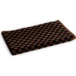 BAINA Beppu Organic Cotton Bath Mat Black