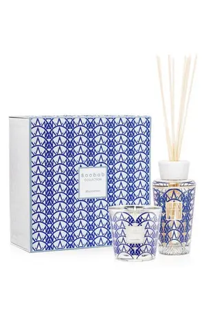 BAOBAB COLLECTION My First Baobab Manhattan Candle & Diffuser Set - Blue