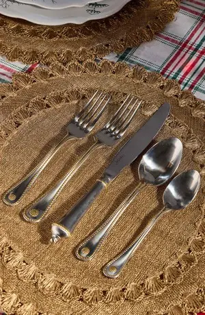 JULISKA Berry And Thread' 24k Gold Accent 5-piece Place Setting