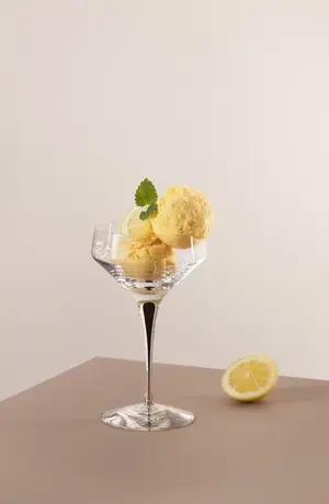 ORREFORS Set Of 2 Metropol Coupe Glasses - Clear