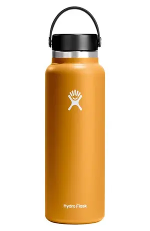 HYDRO FLASK 40-ounce Wide Mouth Cap Water Bottle Fossil