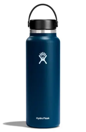 HYDRO FLASK 40-ounce Wide Mouth Cap Water Bottle Indigo