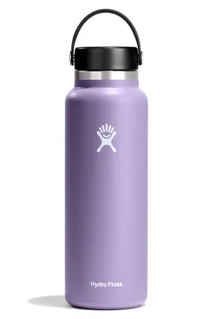 HYDRO FLASK 40-ounce Wide Mouth Cap Water Bottle Moonshadow