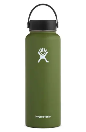 HYDRO FLASK 40-ounce Wide Mouth Cap Water Bottle Olive