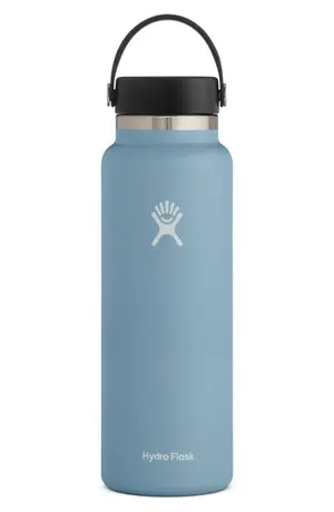 HYDRO FLASK 40-ounce Wide Mouth Cap Water Bottle Rain