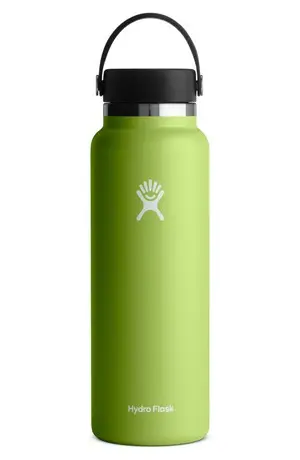 HYDRO FLASK 40-ounce Wide Mouth Cap Water Bottle Seagrass