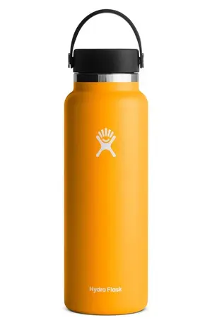 HYDRO FLASK 40-ounce Wide Mouth Cap Water Bottle Starfish