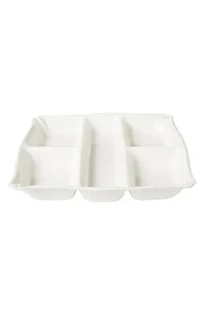 JULISKA Berry And Thread' Ceramic Appetizer Platter - Whitewash