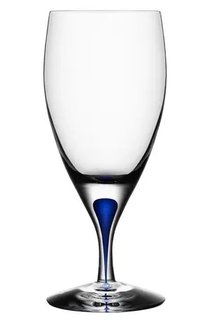 ORREFORS Intermezzo Iced Beverage Glass - Clear/blue