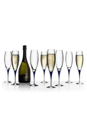 ORREFORS Intermezzo Set Of 2 Champagne Flutes - Clear