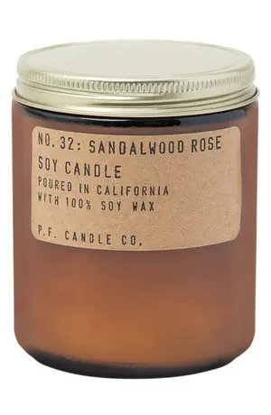 P.F. CANDLE CO. Soy Candle Sandalwood Rose