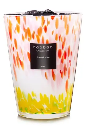 BAOBAB COLLECTION Eden Garden Glass Candle Green-large