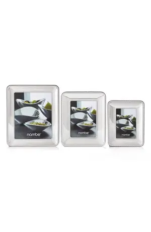 NAMBE Braid Chrome Picture Frame - Silver