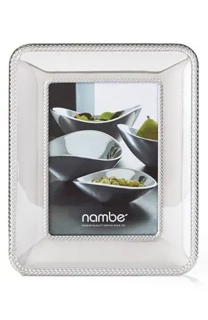 NAMBE Braid Chrome Picture Frame - Silver