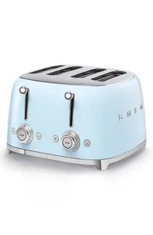 SMEG '50s Retro Style 4-slice Toaster Pastel Blue