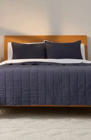 CASPER Everyday Quilted Shams - Indigo