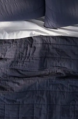 CASPER Everyday Quilted Shams - Indigo