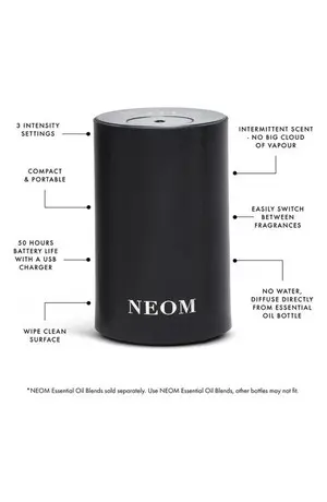 NEOM WELLBEING Wellbeing Pod Mini Essential Oil Diffuser - Black