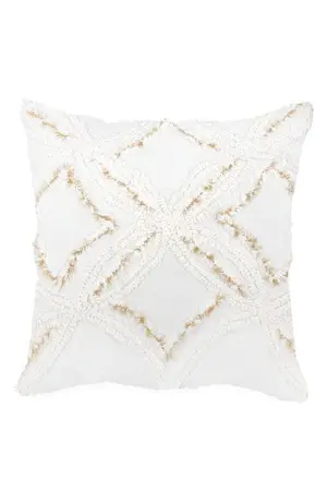PERI HOME Metallic Chenille Pillow - Ivory