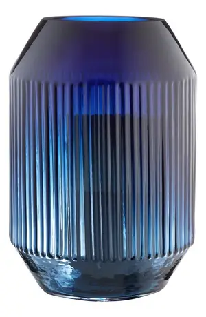 LSA Rotunda Lantern/vase Sapphire