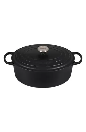 LE CREUSET Signature 6.75-quart Oval Enamel Cast Iron French/dutch Oven With Lid
